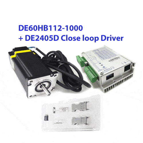 DE2405+DE60HB112 close loop stepper motor Set | คลองถมช้อปปิ้งมอลล์