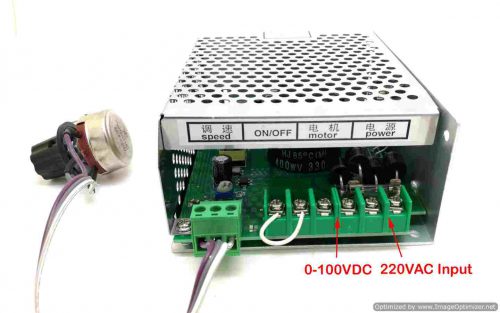500W DC Motor Speed Controller - คลองถมช้อปปิ้งมอลล์