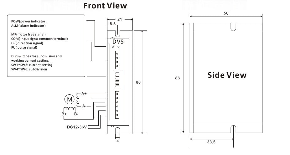 DM422 Full Digital 2-phase Stepper Driver - คลองถมช้อปปิ้งมอลล์