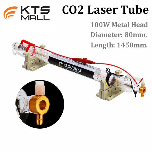 100W CO2 Laser Tube - คลองถมช้อปปิ้งมอลล์