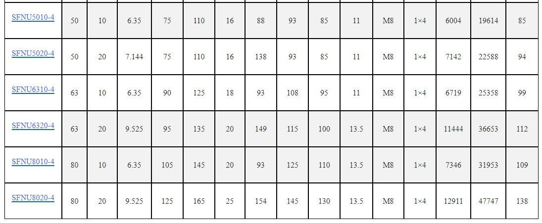 SFNU Series Ball Screw - คลองถมช้อปปิ้งมอลล์ - นวลจันทร์ ซ.17