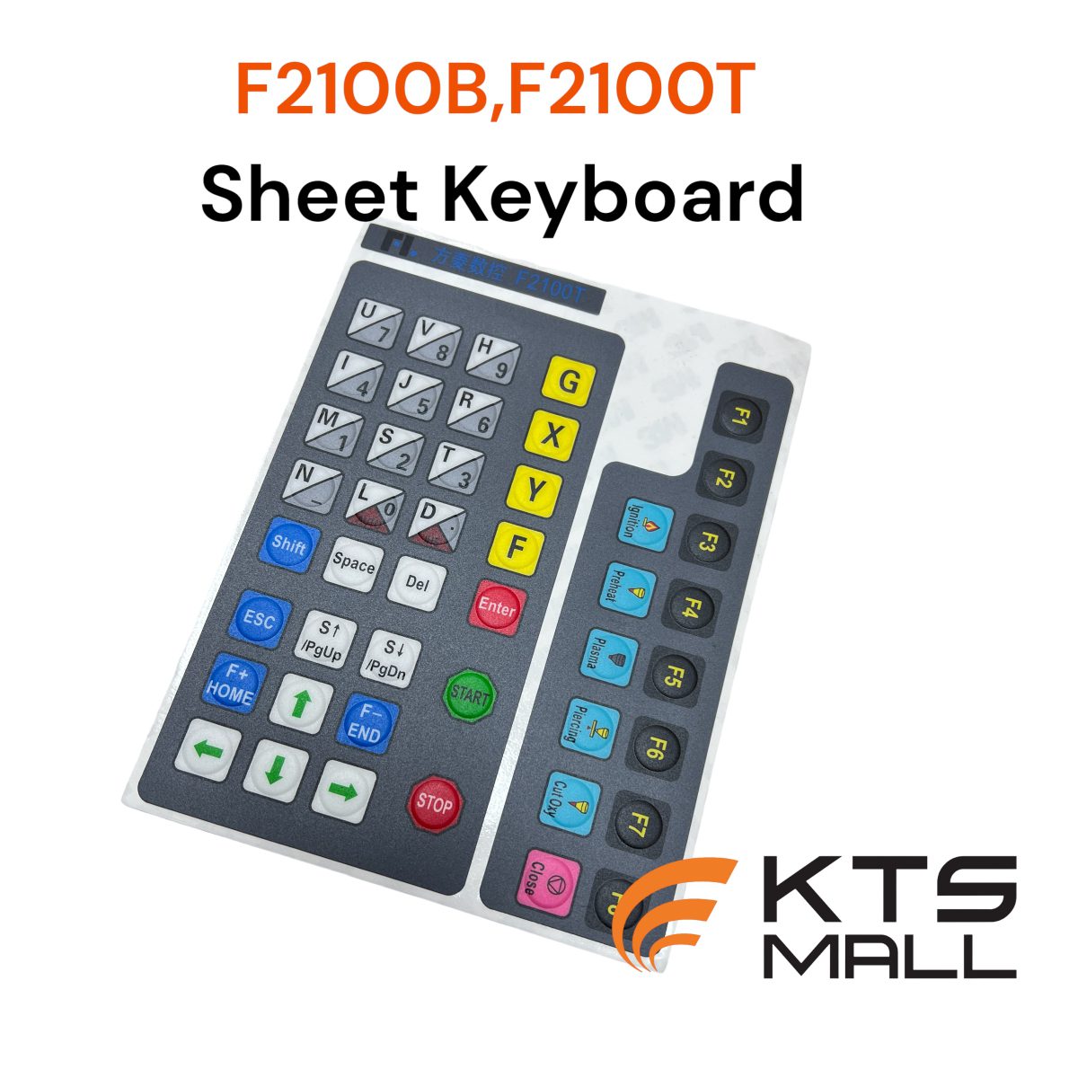 F2100 Plasma controller Series Sticker Sheet Keyboard - KTS Mall