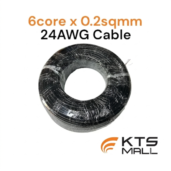 6core X 24AWG (0.2sqmm) PVC Cable - คลองถมช้อปปิ้งมอลล์