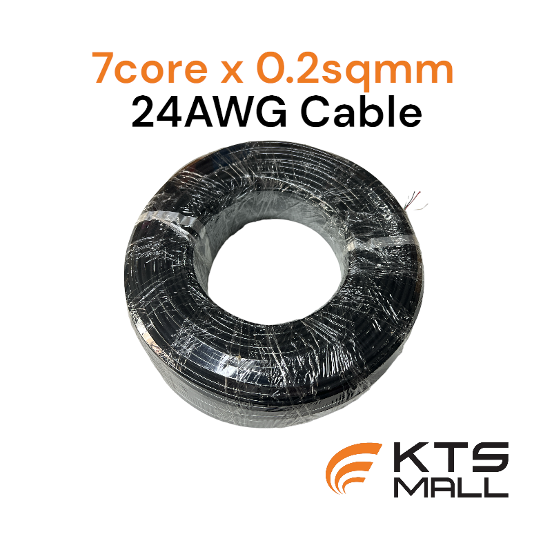7core x 24AWG(0.2sqmm).PVC Cable | ซื้อออนไลน์ที่ KTS Mall - นวลจันทร์ ซ.17